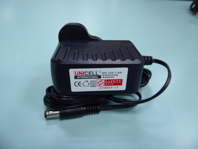 Singapore safety mark 12V 1A ac power adapter | Unicell
