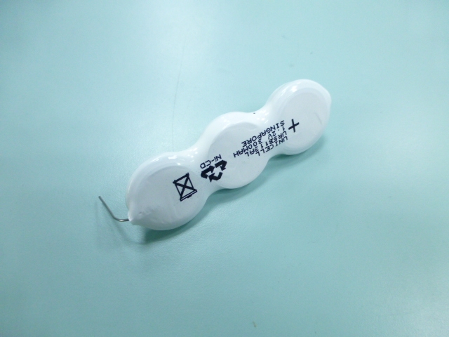 3.6V 300mAh battery pack with two 0.6 mm wire solder terminal | Unicell