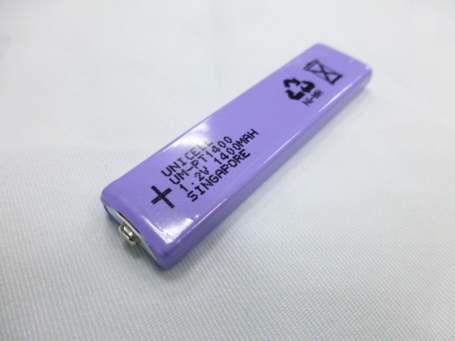 1.2V 1400mAh LF6 7/5F6 Prismatic battery | Unicell