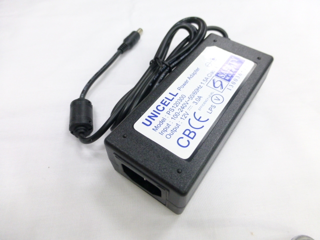 12V 3A Singapore safety mark adapter | Unicell