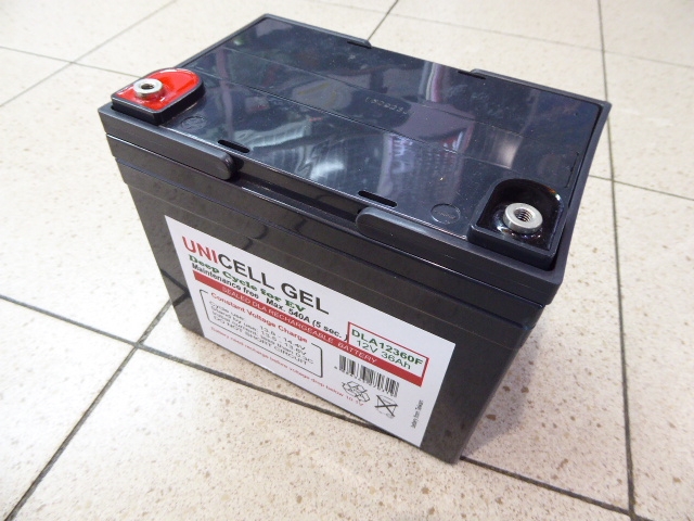 12V 36Ah deep cycle sealed lead acid battery | Unicell