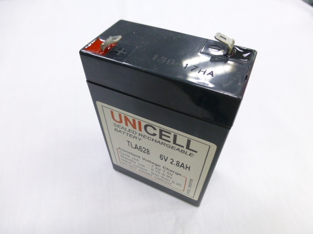 6V 2.8Ah sealed lead acid battery | Unicell