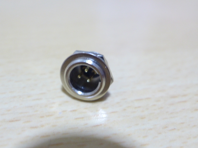 3 pin mini XLR panel mount socket | Unicell