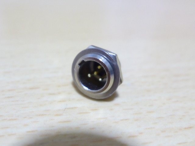 4 pin mini XLR panel mount socket connector | Unicell