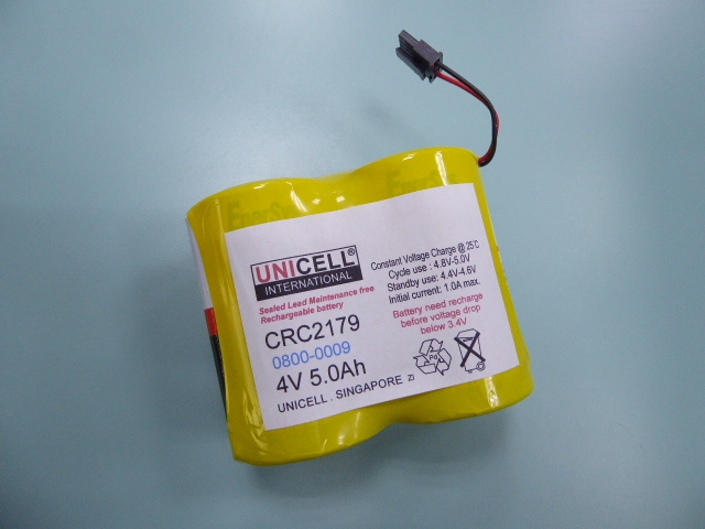 Enersys Cyclon 0800-0009 57383-C/4v-5.0Ah/9 17 7W battery for Carmanah ...