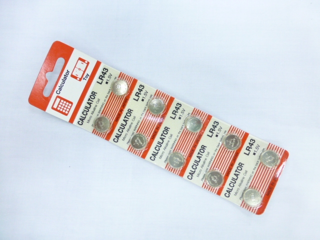 LR43 AG12 186 1.5V Alkaline battery | Unicell