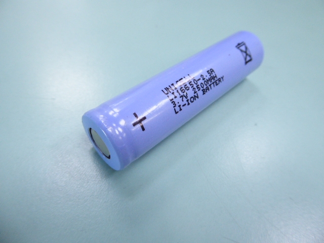 ICR16650 INR16650 battery – 3.7V 2500mAh li-ion | Unicell